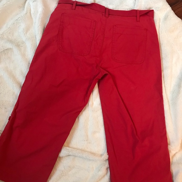 Lucy | Pants & Jumpsuits | Lucy Red Capri Pant | Poshmark